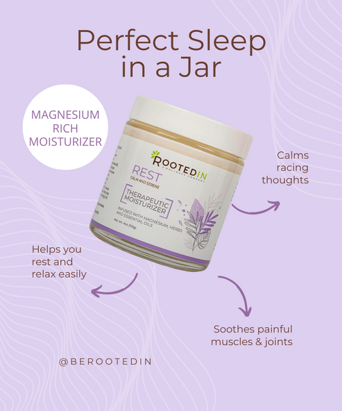Rest Magnesium Cream for Deep Sleep – Rooted In