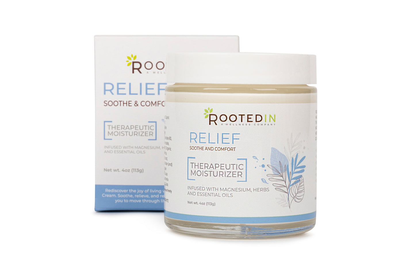 Relief Magnesium Cream for Sore Muscles – Rooted In